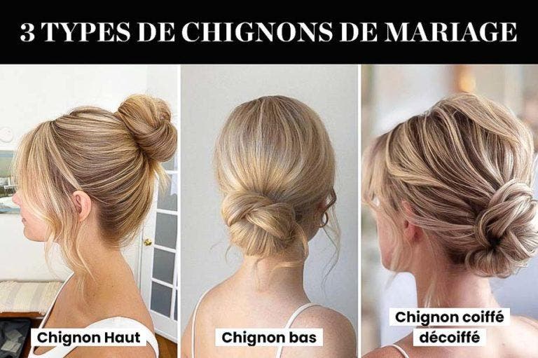 Chignon de mariage : 40 inspirations élégantes et tendances en 2023