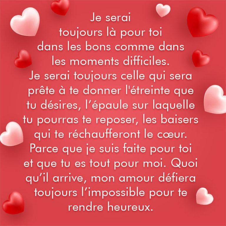 Message d’amour : 110 textes, poèmes, SMS, lettres pour elle ou lui
