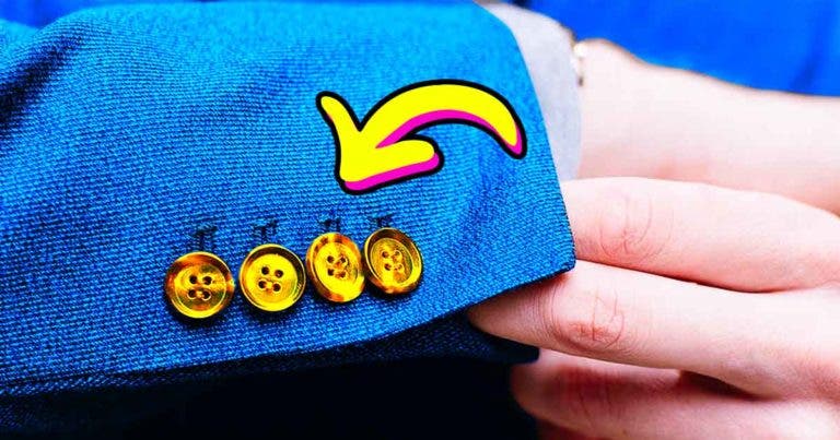 À quoi servent réélement les boutons sur les manches des vestes