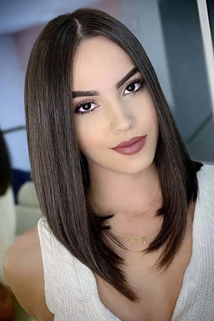 Carré plongeant long pour cheveux fins : 20 coiffures les plus en vogue