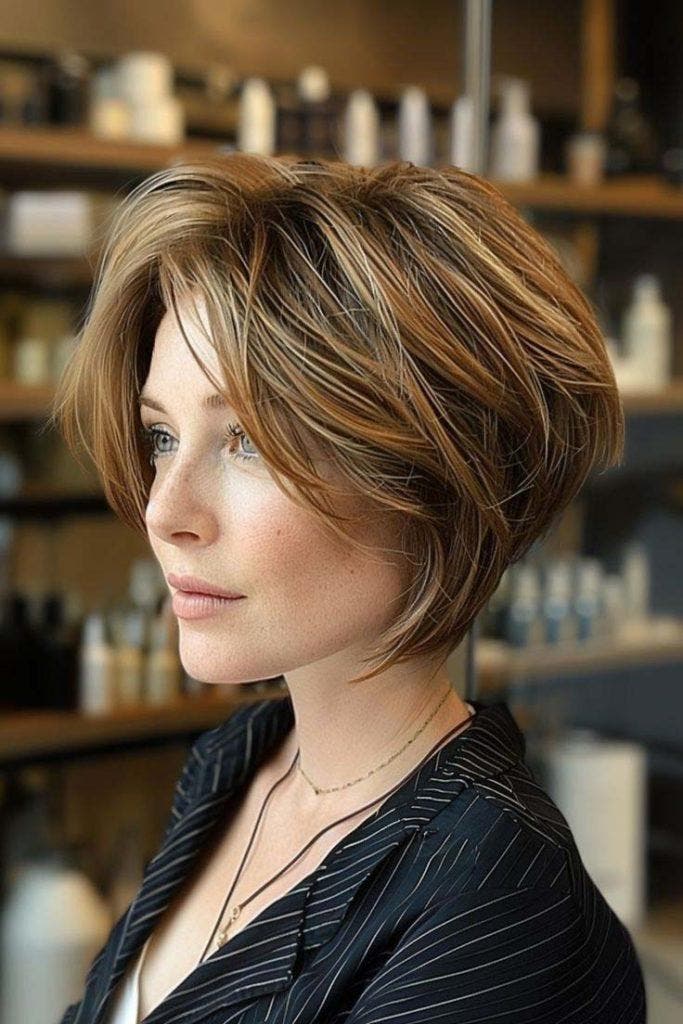 15 idées de coupes courtes effilées pour femme de 50 ans tendance en 2024