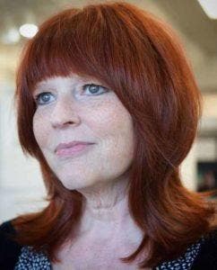 20 coupes de cheveux mi-longs dégradés effilés avec frange pour les ...