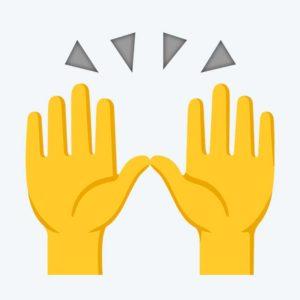 Émoji mains levées 🙌 : signification et utilisation (2023)