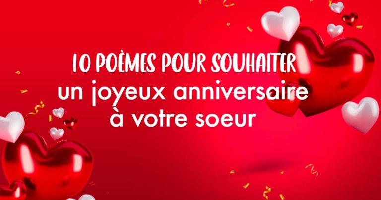 10 poèmes touchants pour l’anniversaire de votre sœur