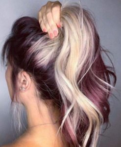 77 inspirations de couleurs et idées pour mèches de cheveux