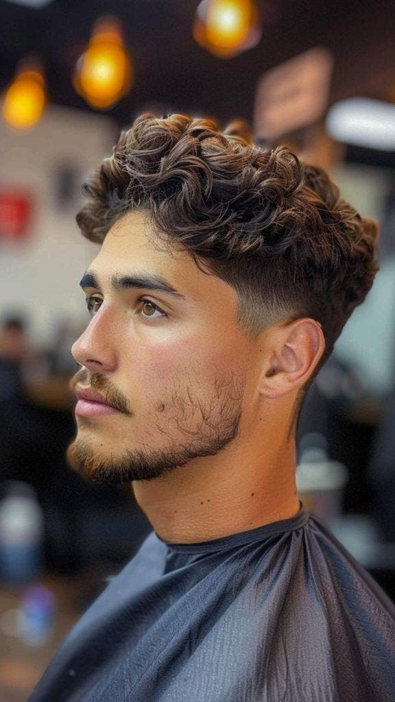 Coupe pour homme aux cheveux bouclés : 70 idées de coiffures tendance 2024