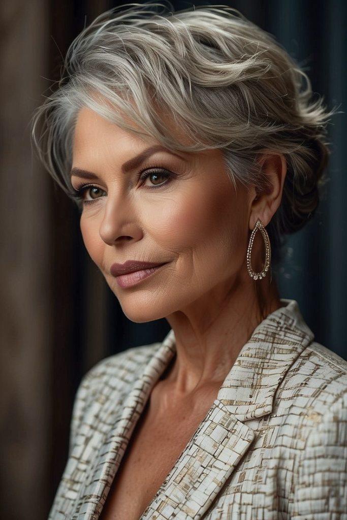 Coupe De Cheveux Court Femme 60 Ans