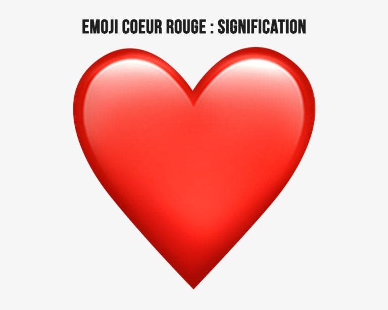 Émoji cœur rouge ️ : signification et utilisations (2023)
