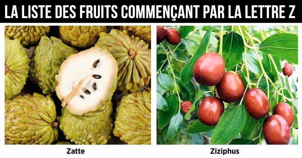 Fruit en Z : la liste des fruits commençant par la lettre Z