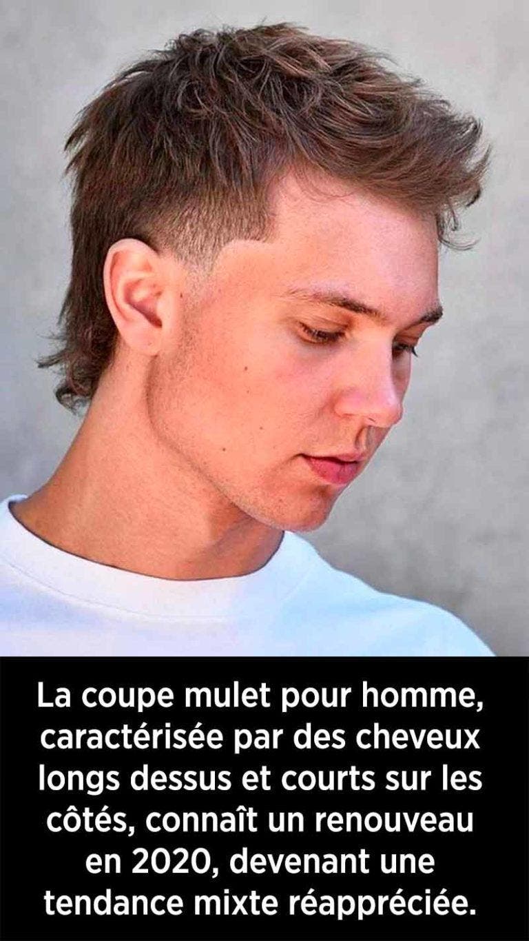 Coupe mulet pour homme : 15 jolies coiffures tendances