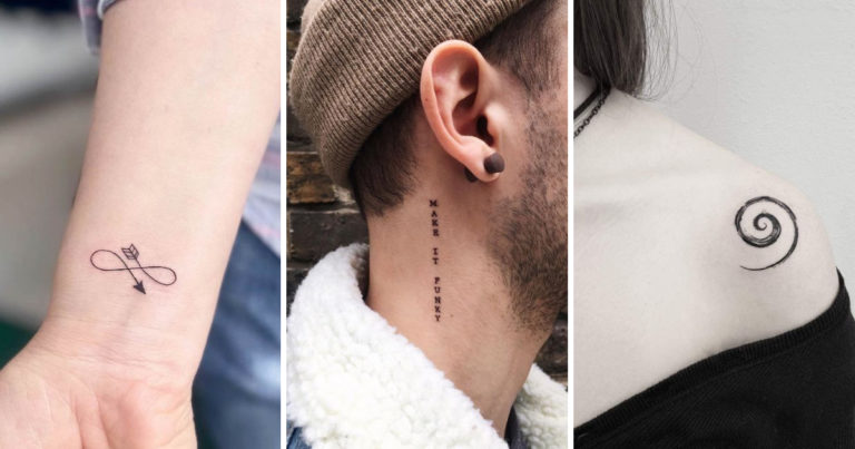 Tatouage minimaliste : 50 idées inspirantes pour femmes et hommes les ...